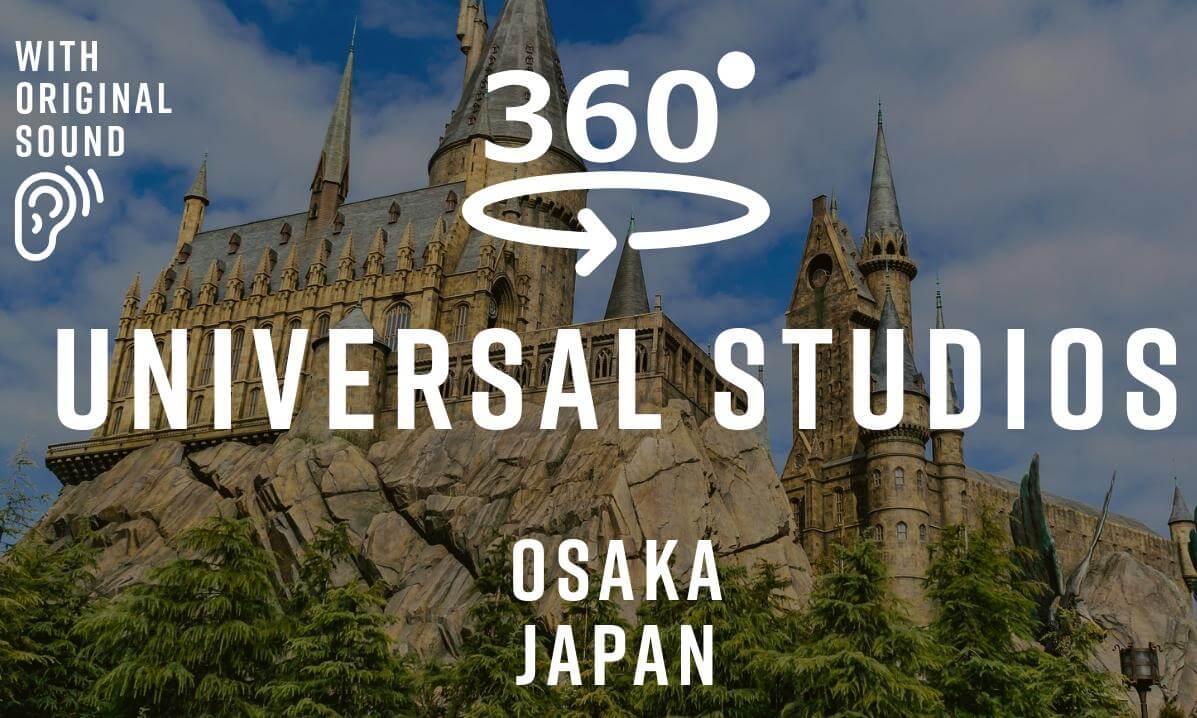 Universal Studios Japan 🇯🇵 Osaka | 360° Walking Tour | Original Sound