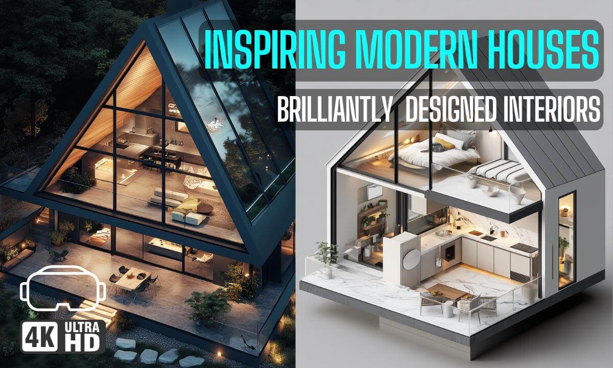 Brilliantly Designed Ultra Modern Homes in 4K VR | Beautiful & Functional