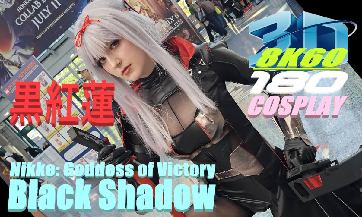Goddess of Victory Nikke Black Shadow Cosplay, 3D VR180, AX2025 ...