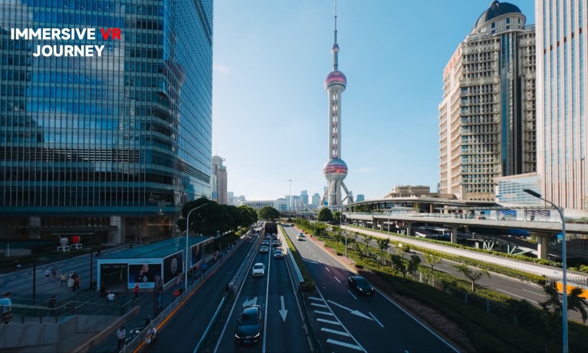 Step Into China’s Shanghai | Stunning Lujiazui Skyline in 8K VR180