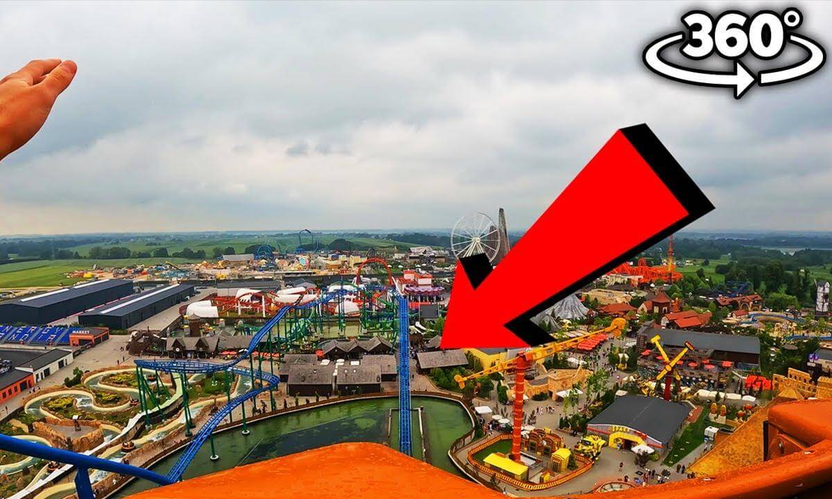 Speed Water Coaster - Energylandia 2022 (360°) (POV) (Zator, Poland ...