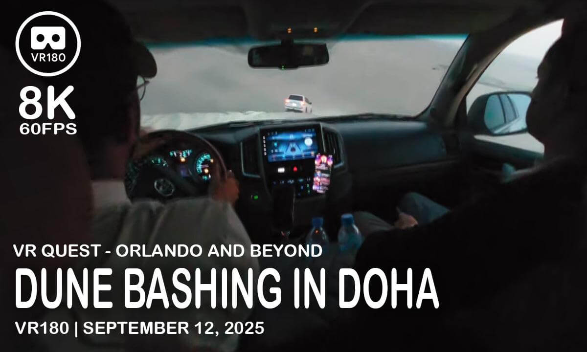 Dune Bashing in Doha - VR180 8K | DeoVR