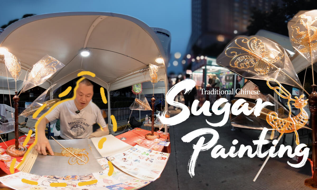 Street Traditional Sugar Painting Vendor Interview | DeoVR