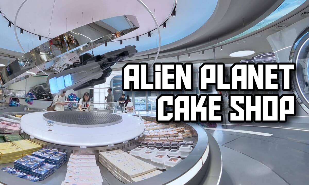 Alien Planet Cake Shop-Haolilai: A Cake Shop with a Strong Tech Vibe
