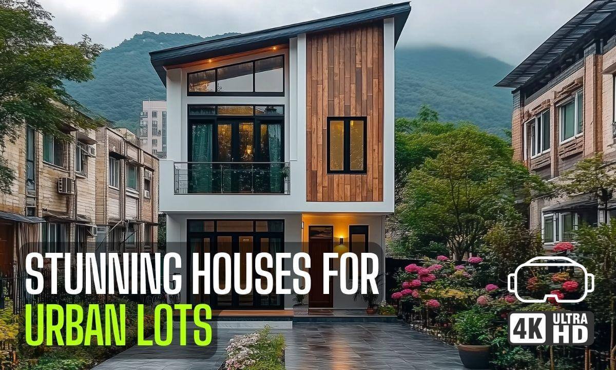 Top 50 Creative and Functional Houses for Small Urban Lots in 4K VR ...
