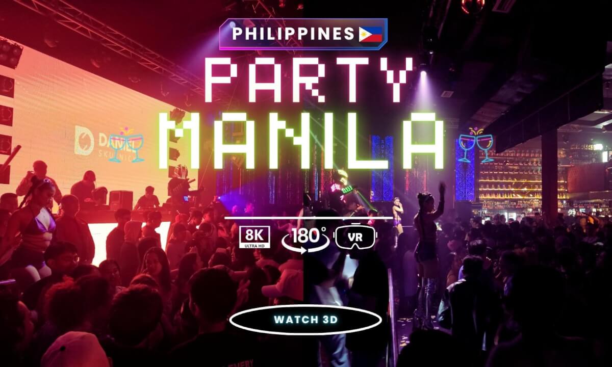 Inside ROYAL CLUB Makati Philippines | VR180 8K 3D Night Out (Dance Club)