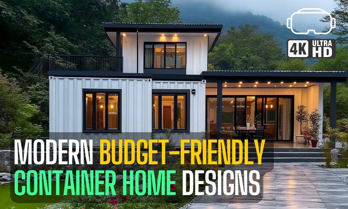 Modern Container Homes in 4K – Stylish Design, Budget-Friendly Living ...