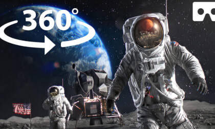360° MOON Space Mission in Virtual Reality | Apollo11 VR