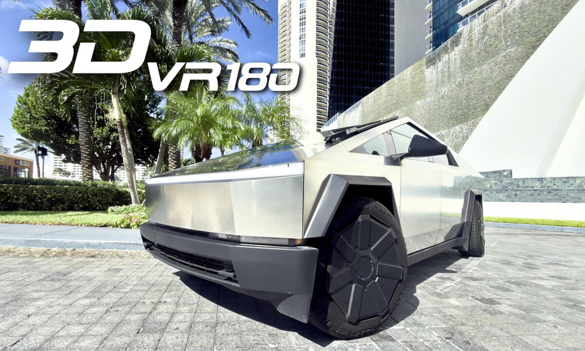 Tesla Cybertruck Miami Autopilot | DeoVR
