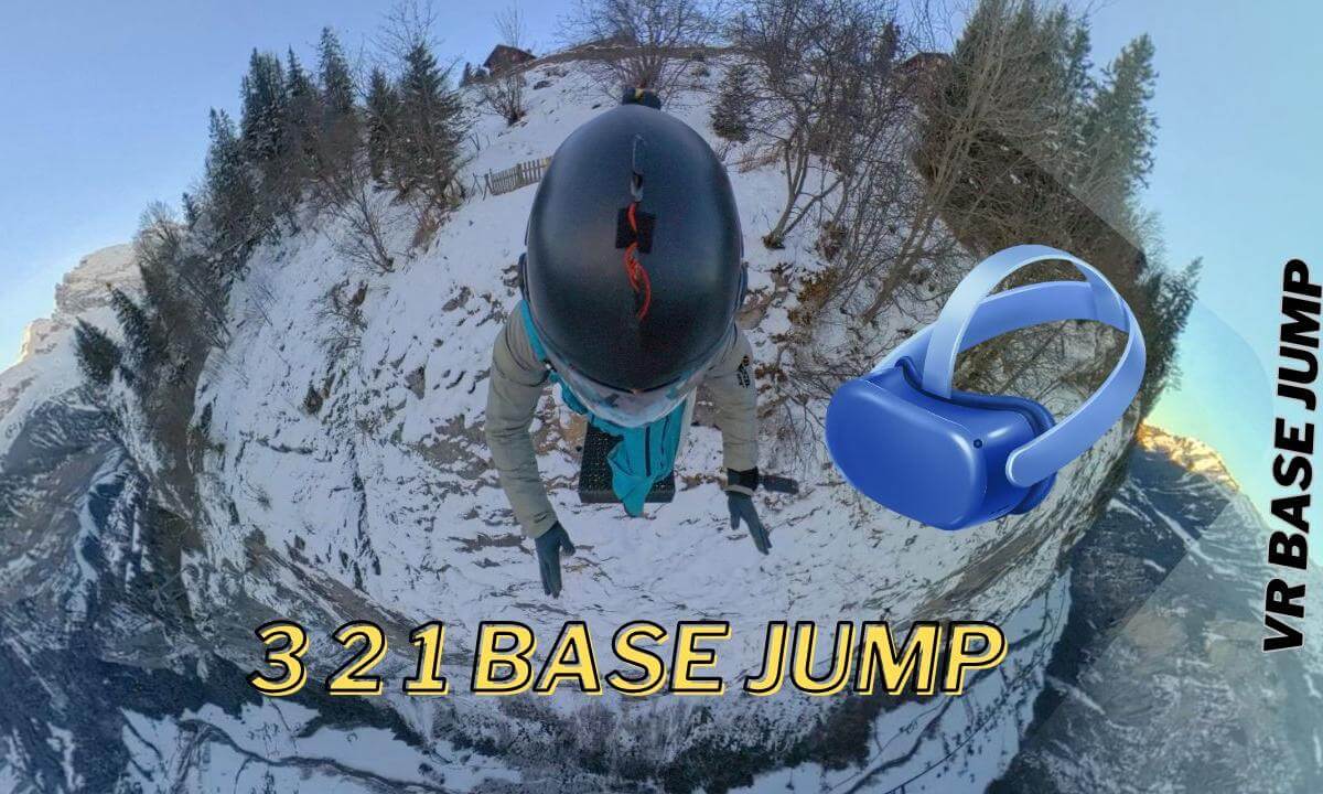 Flying Through the Swiss Alps | 360° VR BASE Jump | DeoVR