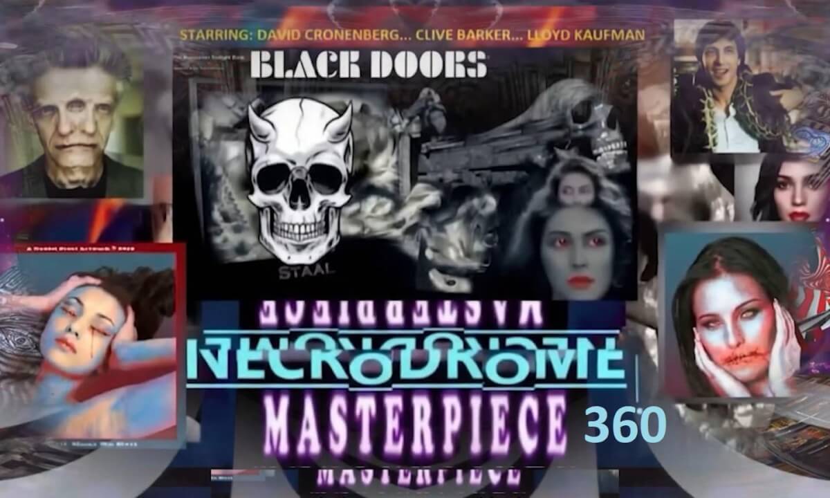 The Black Doors 💀 Necrodrome 360 Hardcore Horror Masters of Macabre Leviathan Code, VideoDrome 2 ...
