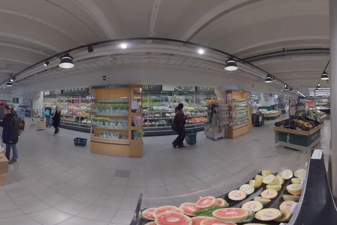 Supermarket coop - Vr in supermarket - VR Video | DeoVR