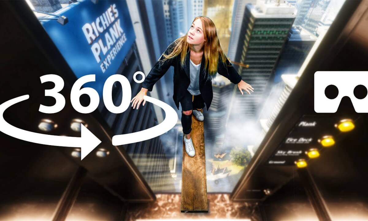 Fear of Heights? Richie's Plank Experience in VR 360°