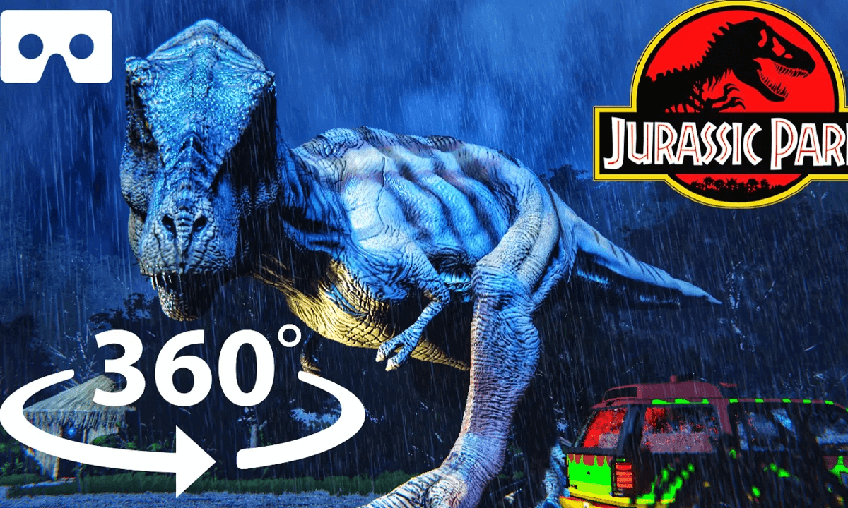 360° T-Rex Jurassic Park Breakout! Can You Escape TRex Dinosaur in VR?
