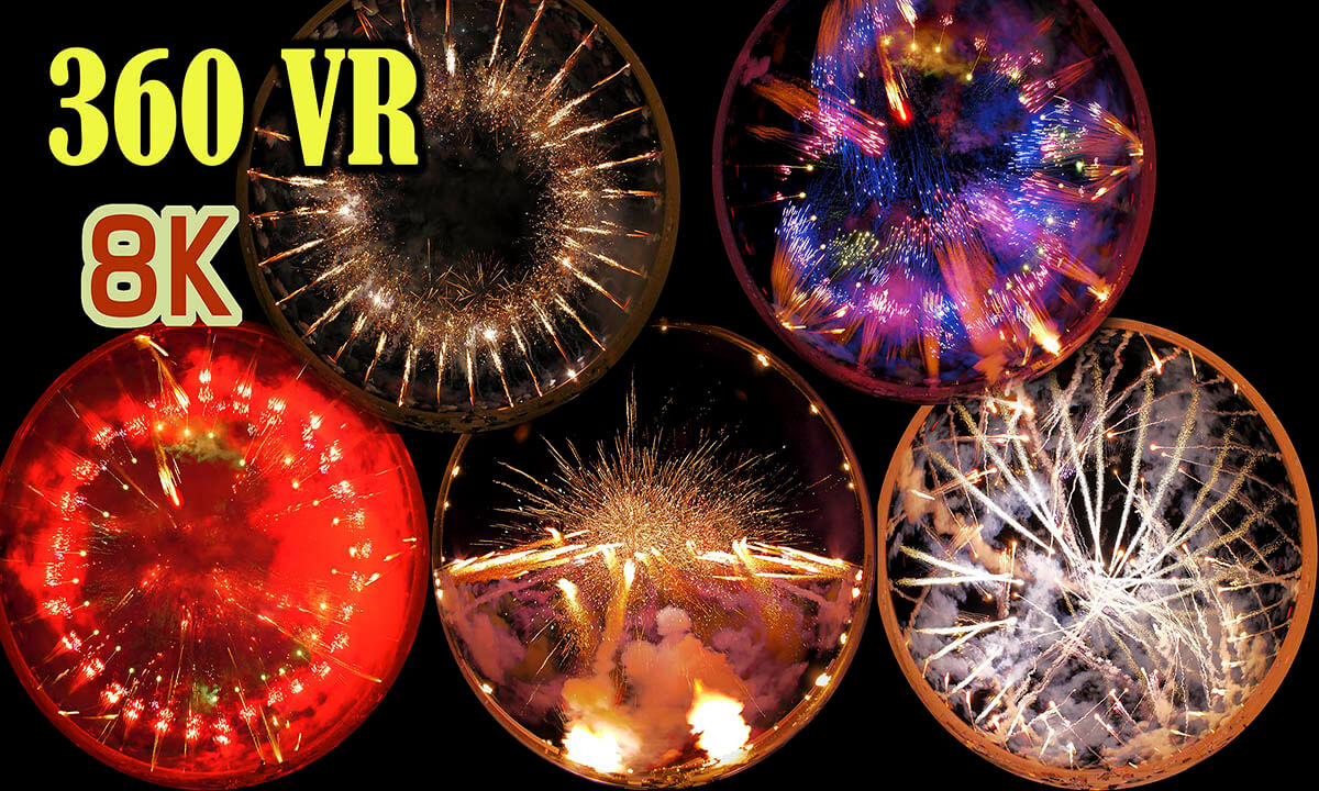Fireworks VR: A 360-degree experience surrounded by fireworks in ...
