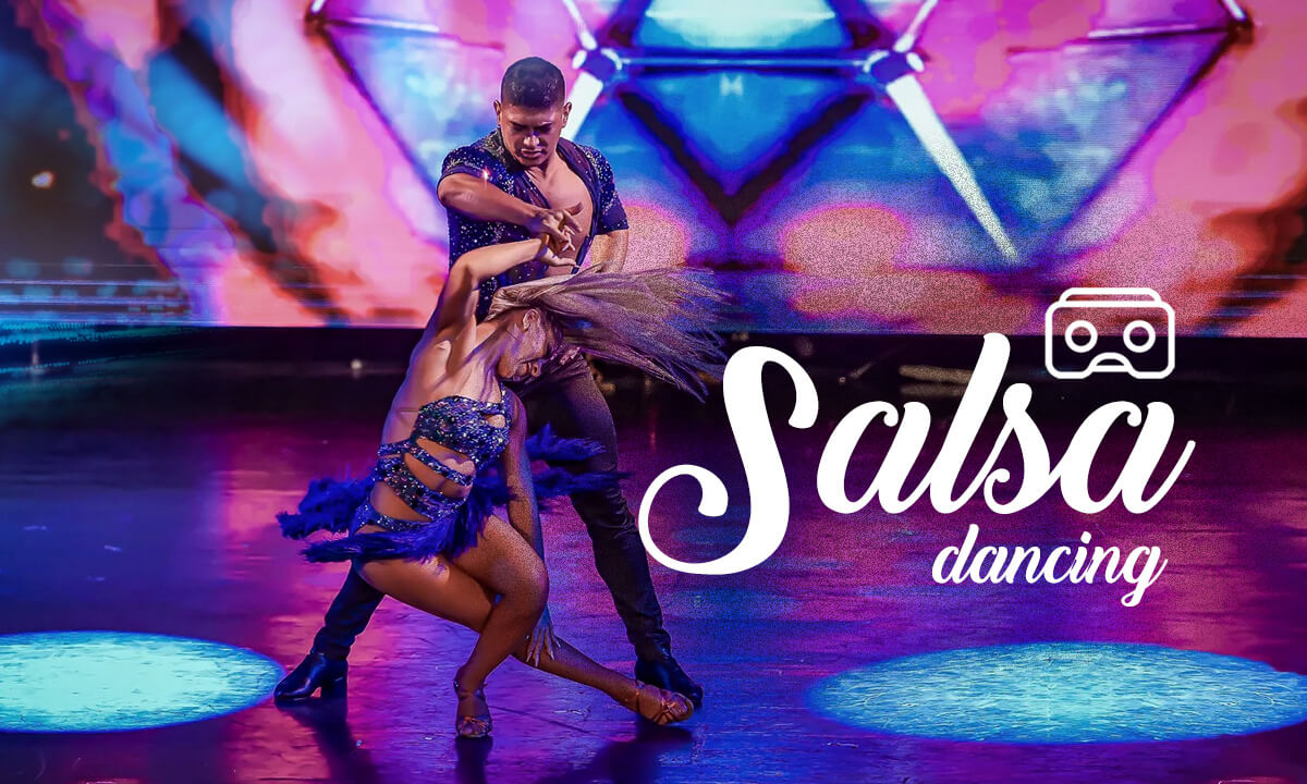 Amazing Salsa Dancing Show | DeoVR