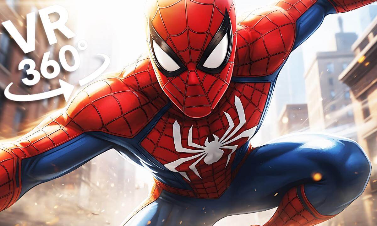 Spider-Man VR 360° | Web-Slinging Experience | DeoVR