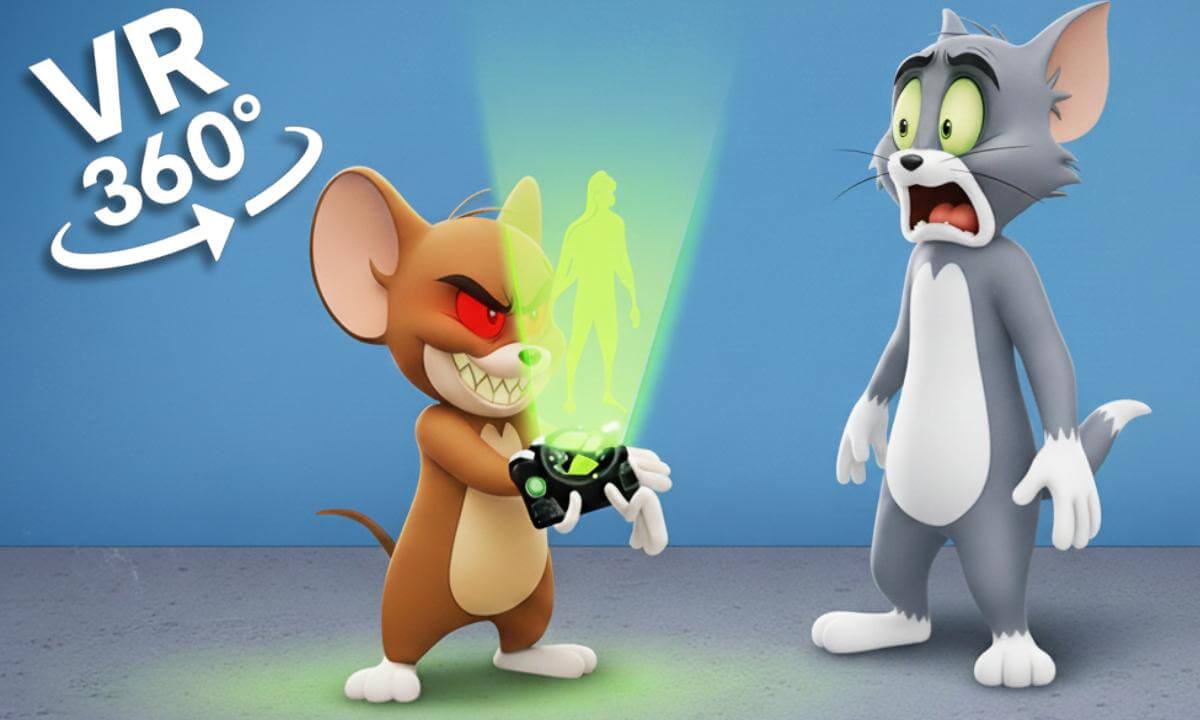 Tom and Jerry | Ben 10 Omnitrix VR 360° Experience | DeoVR
