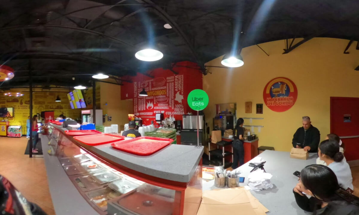 VR 360 | Uber Eats At Night | Gopro Max | DeoVR