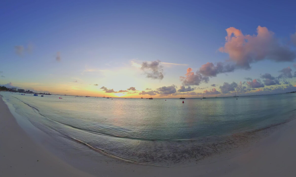 Sunset in Aruba in 180VR 8K pt4 | DeoVR