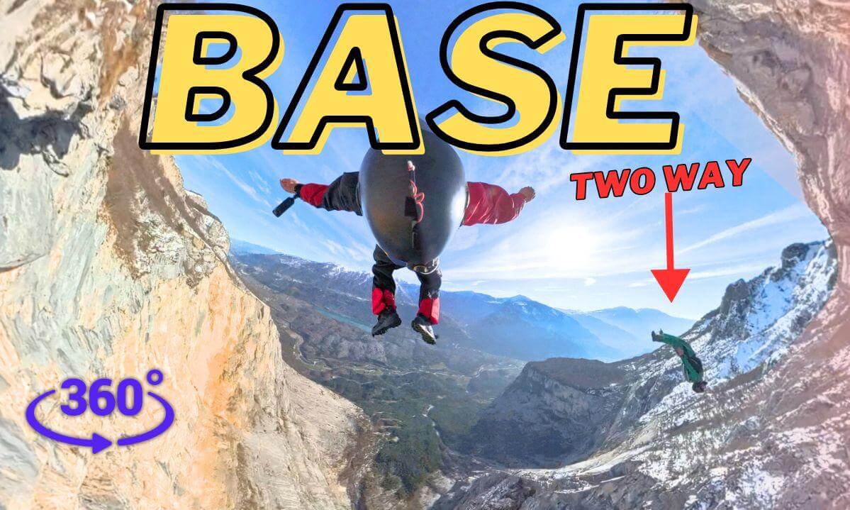 BASE Jumping Brento Wall | 360° Virtual Reality Flight