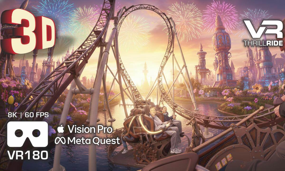 The Ride to Happiness 3D - Tomorrowland Roller Coaster - EXTREME ...