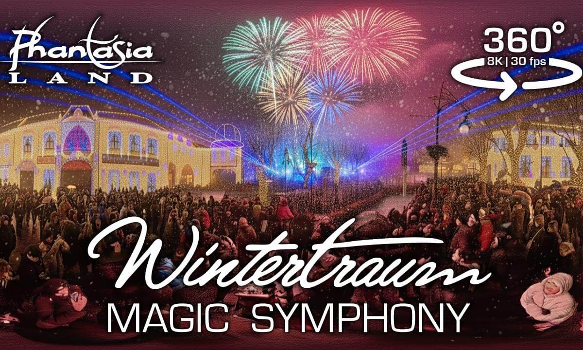 360° Phantasialand Wintertraum 2025 | The Best FIREWORKS Show! 🎇 MAGIC ...