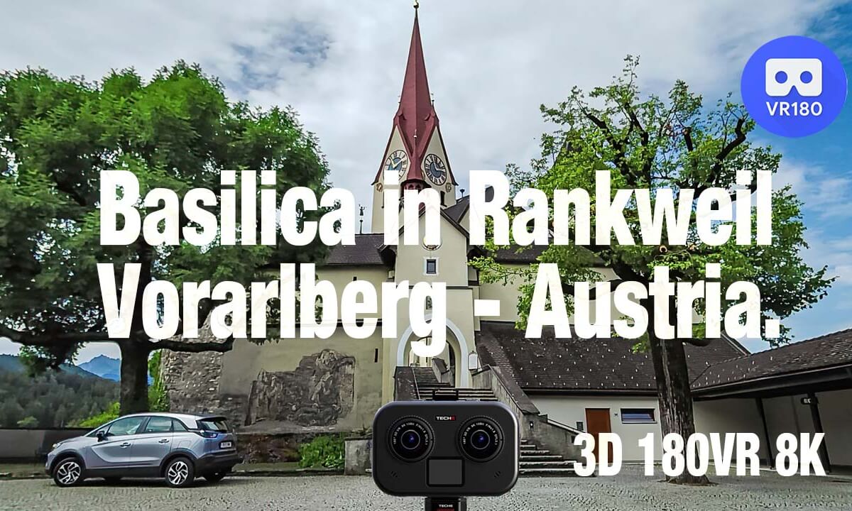 Basilica in Rankweil, Vorarlberg - Austria. 3D 180VR 8K / Slideshow.