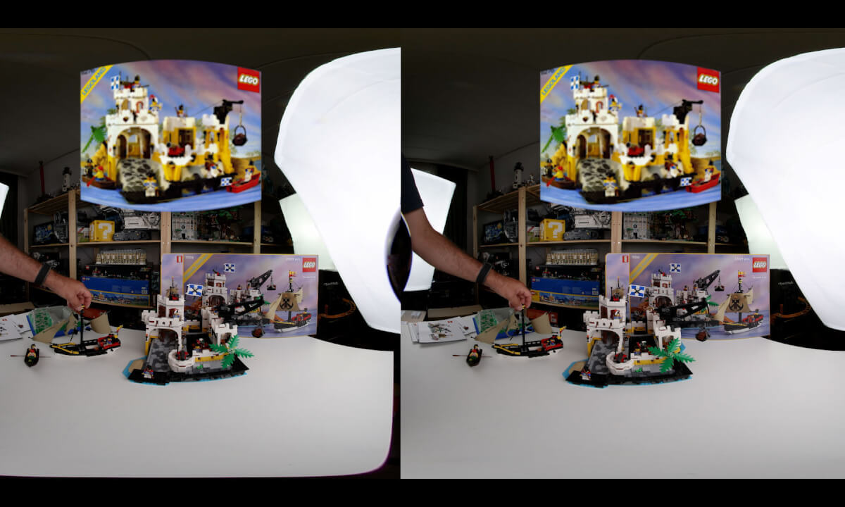 VR-Review of LEGO Eldorado Fortress (Icons Set 10320) in VR180