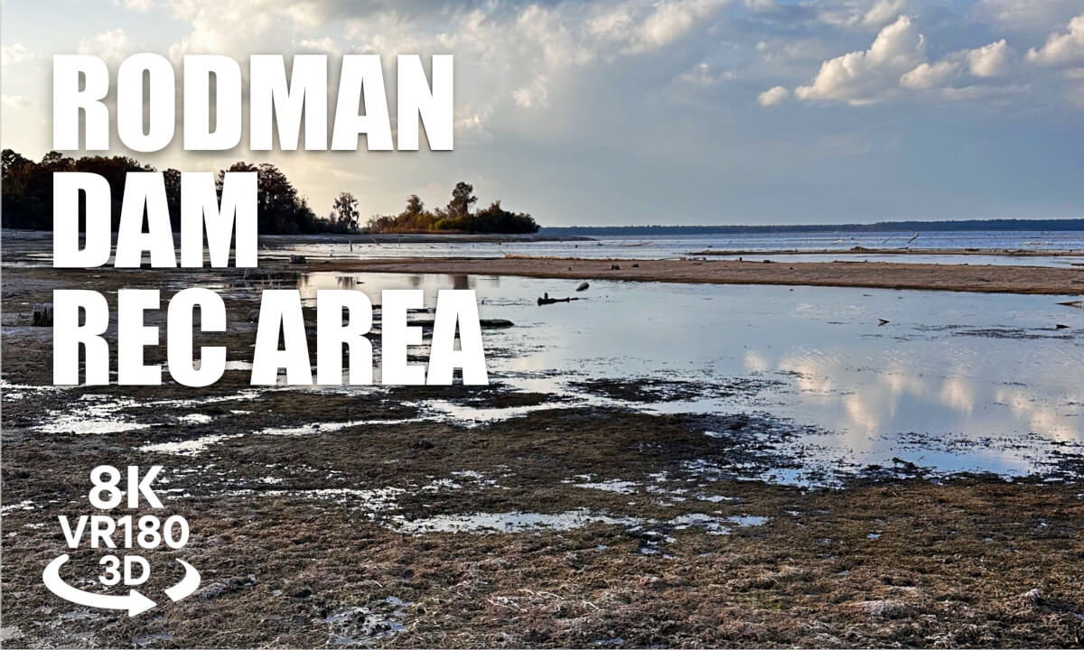 Rodman Dam Recreation Area 180VR 8K 3D | Cross Florida Greenway Virtual ...