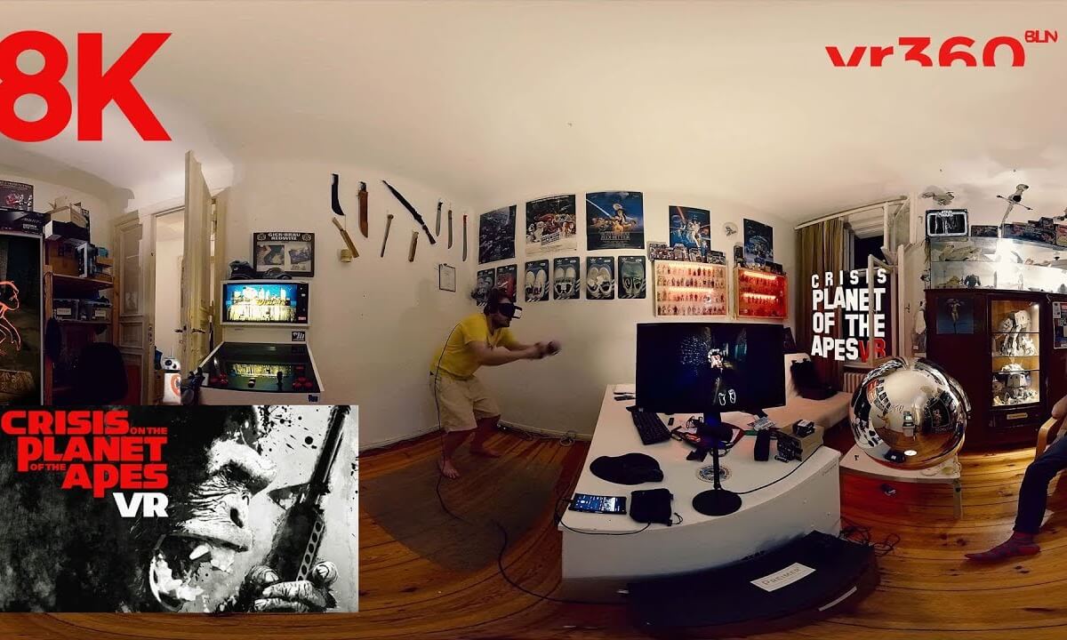 PLANET OF THE APES VR | Lets Play Video in 360 VR 8K | DeoVR