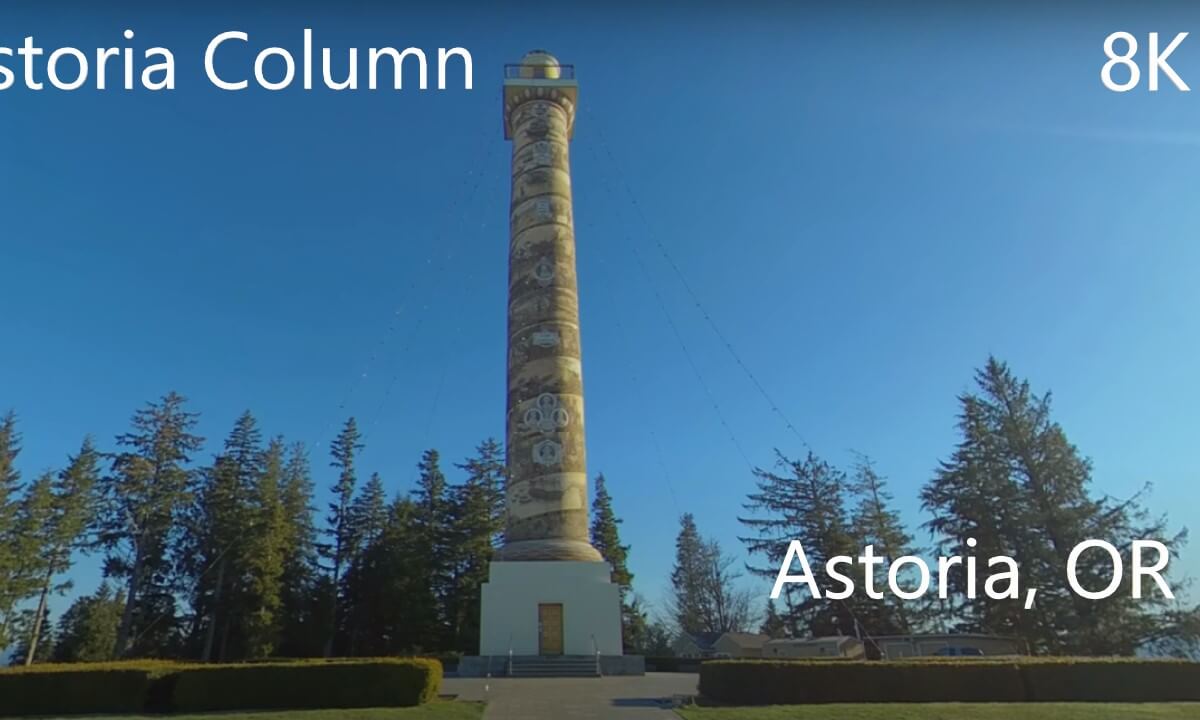 Astoria Column, Astoria Oregon in 360 VR | DeoVR