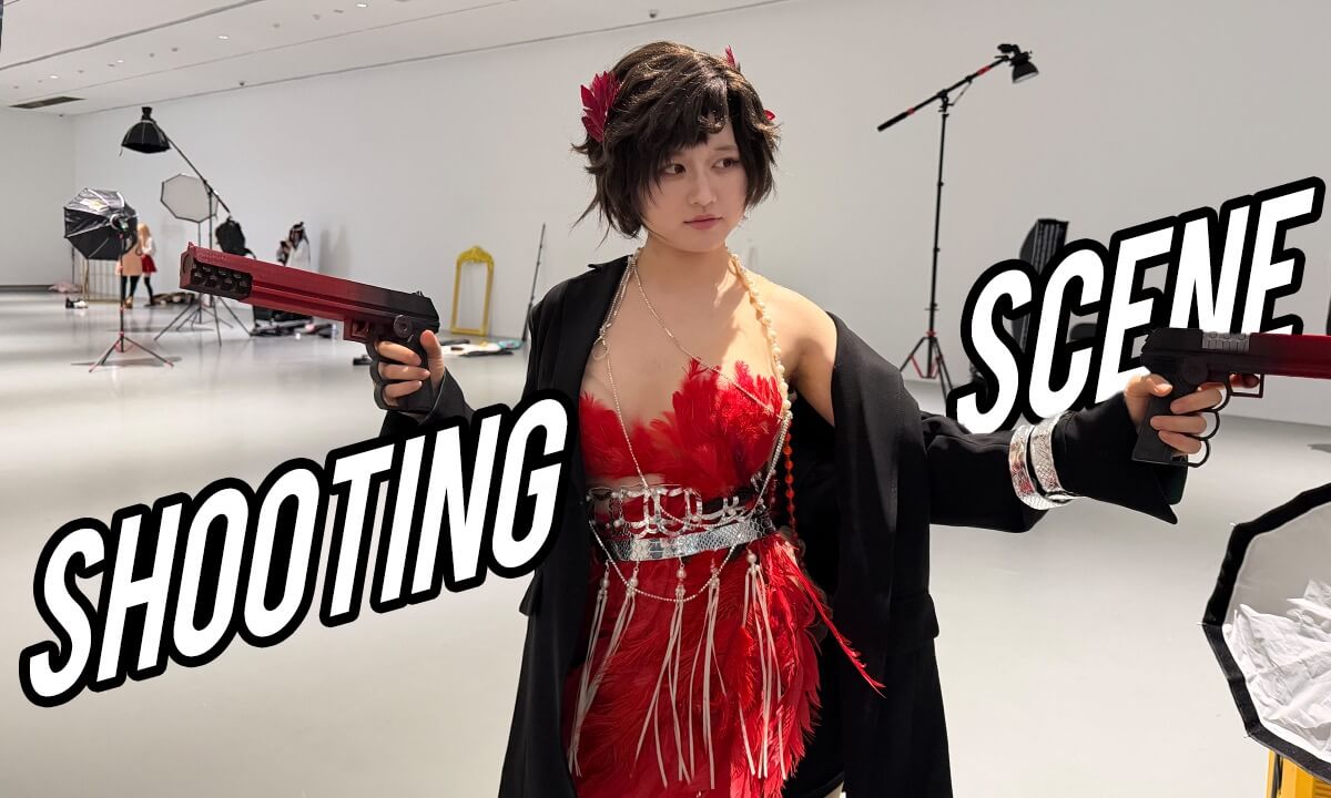 (VR180)Beauty Model Shooting Scene | DeoVR